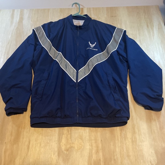 Jackets & Coats | Us Air Force Physical Training Jacket Medium Long ...